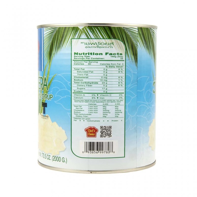 Chef's Choice Aloe Vera In Syrup 3.1kg
